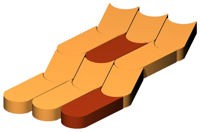 Snap Base Brick - Doğanay Clinker Brick Tile Press, Handmade, Base and ...